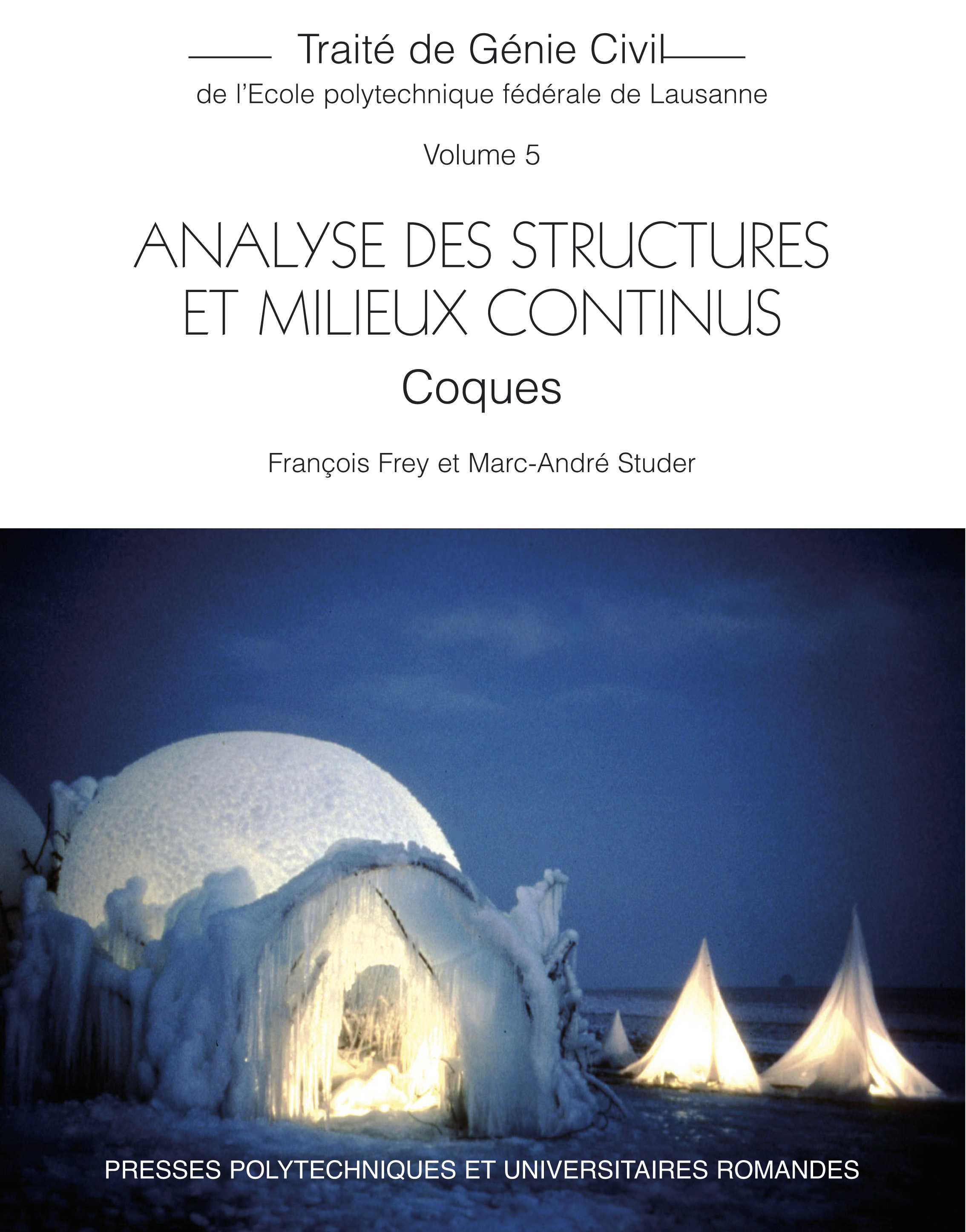 Coques (TGC volume 5) - Analyse des structures et milieux continus ...